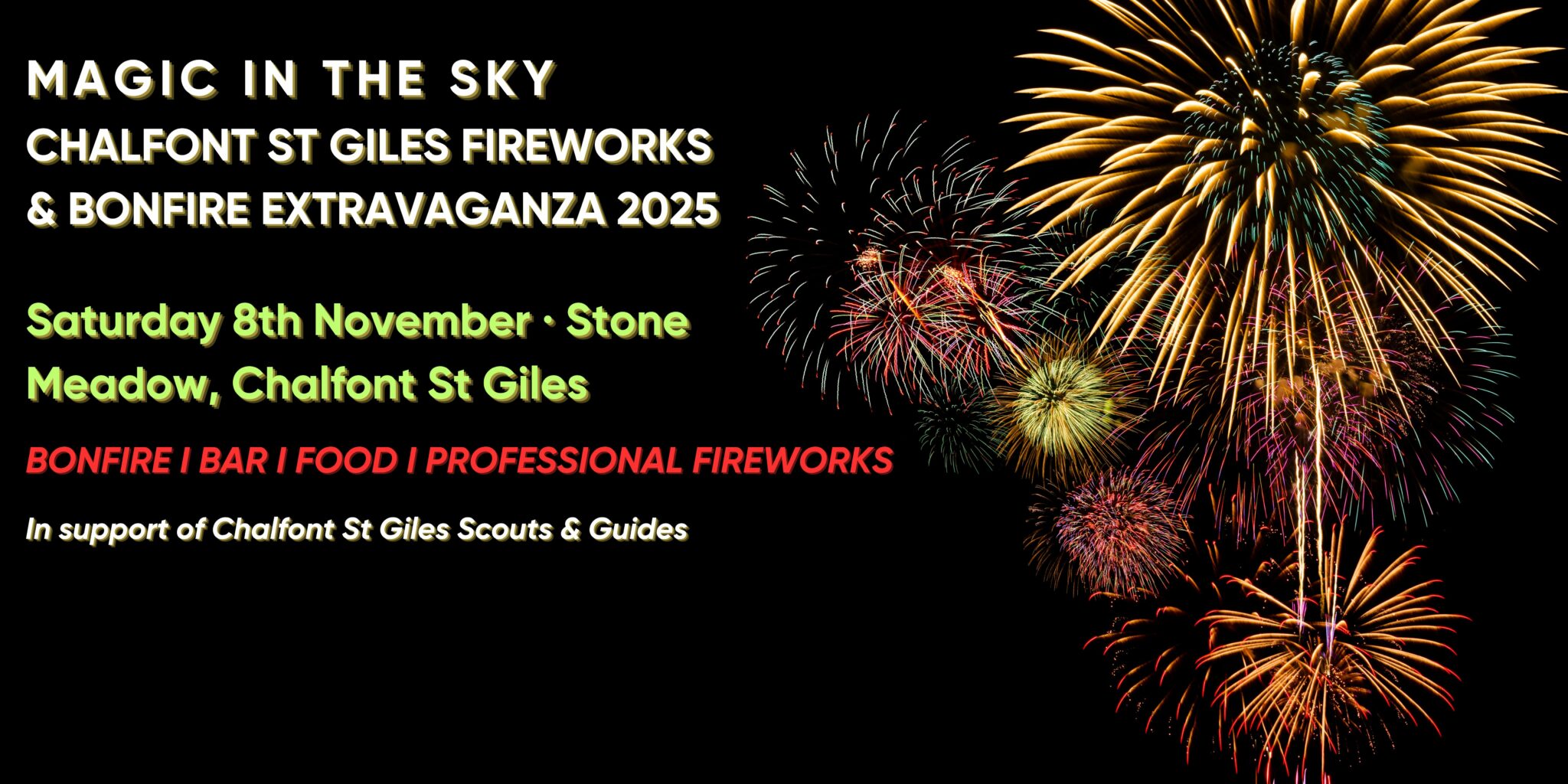 Fireworks | 1st Chalfont St Giles Scout Group